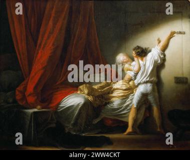 Jean Honore Fragonard The Bolt Stock Photo - Alamy