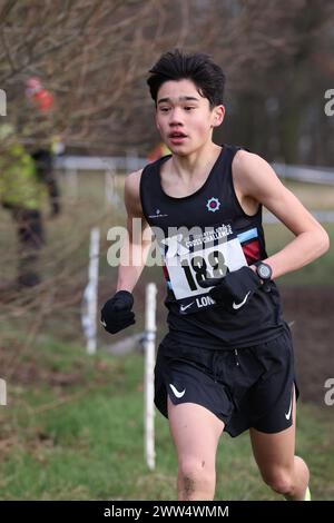 Joseph Scanes of Blackheath & Bromley Harriers AC winning the U15 Boys ...