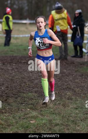 Olivia Forrest of Brentwood Beagles AC in the U15 Girls at the British ...