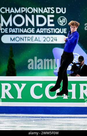 Edward APPLEBY (GBR), during Men Short Program, at the ISU World Figure ...