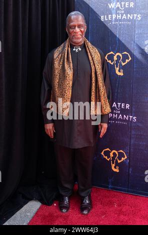 Stan Brown attends musical 'Water for Elephants' opening night at ...