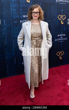 Jessica Stone attends musical 'Water for Elephants' opening night at ...