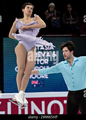 Anastasia GOLUBEVA & Hektor GIOTOPOULOS MOORE (AUS), during Pairs Free ...