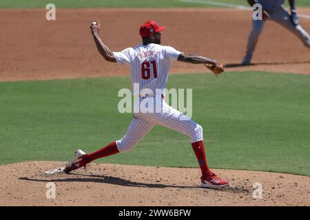 Clearwater, FL: Philadelphia Phillies starting pitcher Christopher ...