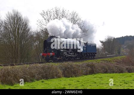 Iconic steam locomotive 60532 'Blue Peter' begins testing phase at ...