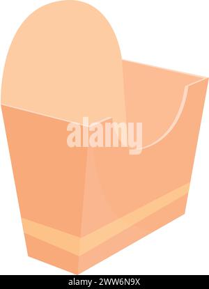 Reusable lunch box color icon. Zero waste swap. Environmentally ...