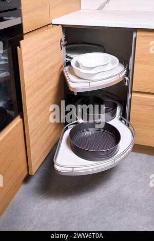Kitchen access mechanism Magic corner for Blind Corner Cabinets ...