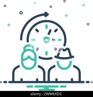 Icon for lifetime, lifespan Stock Vector Image & Art - Alamy