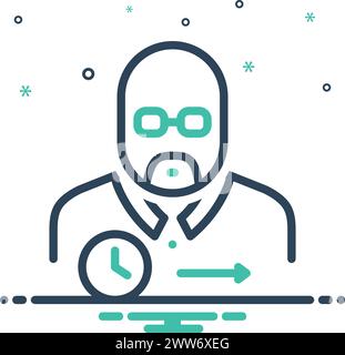 Icon for ageing, average Stock Vector Image & Art - Alamy