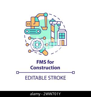 FMS for logistics multi color concept icon Stock Vector Image & Art - Alamy