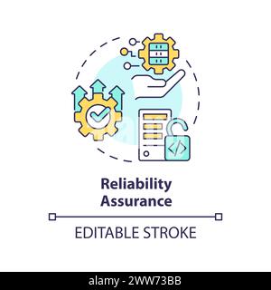 Quality assurance multi color concept icon Stock Vector Image & Art - Alamy