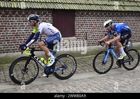 Belgian Vito Braet of Intermarche-Wanty poses for the photographer ...