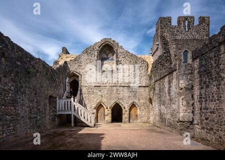 Chepstow Castle, Wales, UK Stock Photo - Alamy