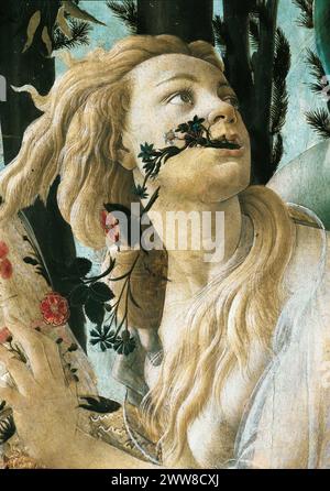 Spring (Primavera), detail Alessandro Botticelli (1445-1510 Stock Photo ...
