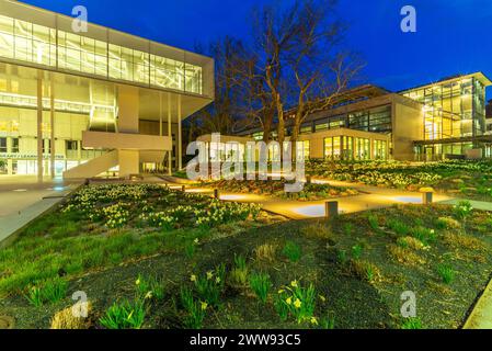 linz, austria, 21 march 2024, johannes kepler university, jku, library ...