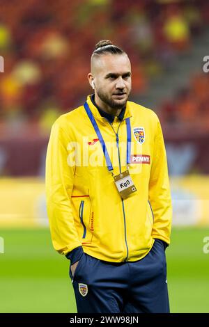 George Puscas of Romania during the International Friendly football ...