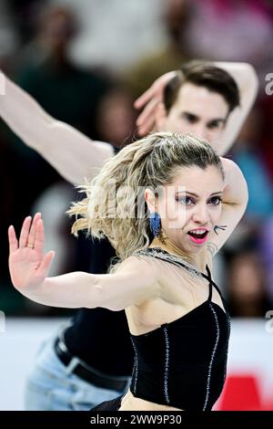 Victoria MANNI & Carlo ROETHLISBERGER (ITA), during Ice Dance Rhythm ...