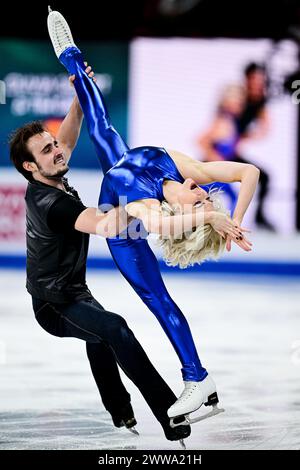 Olivia SMART & Tim DIECK (ESP), during Exhibition Gala, at the Olympic ...