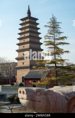 Kaiyuan Temple in Zhengding, Hebei province, China Stock Photo - Alamy
