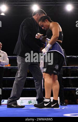 Colleferro, Italy. 22nd Mar, 2024. Michael Lonewolf Magnesi (ITA) vs ...