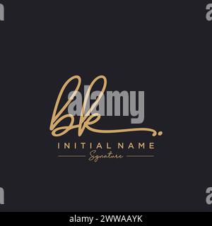 BK Signature Logo Template Vector Stock Vector Image & Art - Alamy