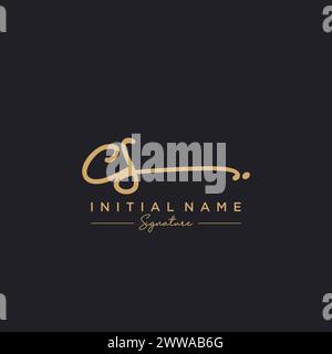 CS Signature Logo Template Stock Vector Image & Art - Alamy