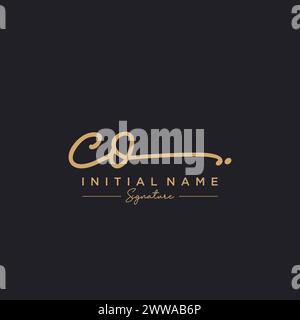 CO Signature Logo Template Vector Stock Vector Image & Art - Alamy