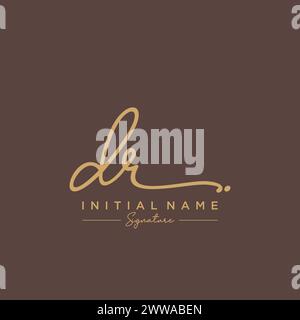 DR Signature Logo Template Vector Stock Vector Image & Art - Alamy