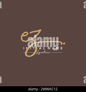 EZ Signature Logo Template Stock Vector Image & Art - Alamy