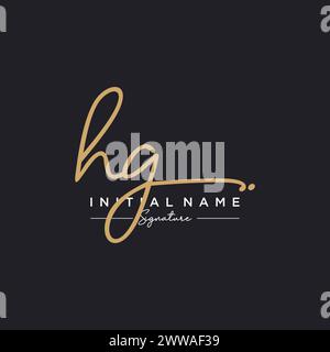 HG Signature Logo Template Stock Vector Image & Art - Alamy