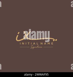 IX Signature Logo Template Vector Stock Vector Image & Art - Alamy