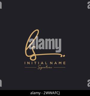 LS Signature Logo Template Vector Stock Vector Image & Art - Alamy