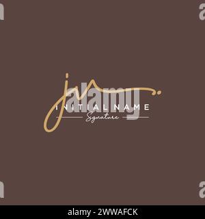 JV Signature Logo Template Vector Stock Vector Image & Art - Alamy