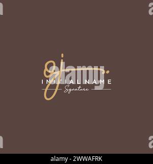 OJ Signature Logo Template Vector Stock Vector Image & Art - Alamy