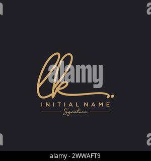 LK Signature Logo Template Vector Stock Vector Image & Art - Alamy