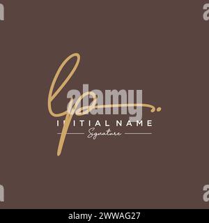 LP Letter Signature Logo Template elegant design logo Sign Symbol ...