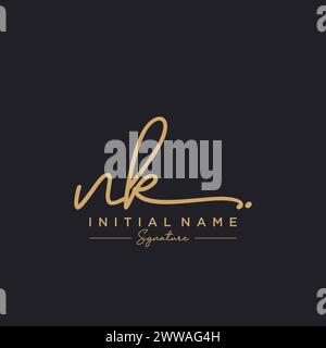 NK Signature Logo Template Vector Stock Vector Image & Art - Alamy