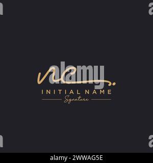 NC Signature Logo Template Vector Stock Vector Image & Art - Alamy