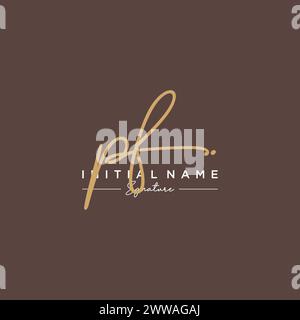 PF Signature Logo Template Stock Vector Image & Art - Alamy