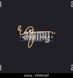 RQ Signature Logo Template Stock Vector Image & Art - Alamy