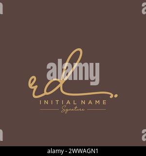 RD Signature Logo Template Vector Stock Vector Image & Art - Alamy