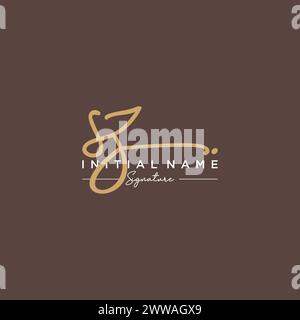 SZ Signature Logo Template Vector Stock Vector Image & Art - Alamy