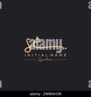 SE Signature Logo Template Vector Stock Vector Image & Art - Alamy