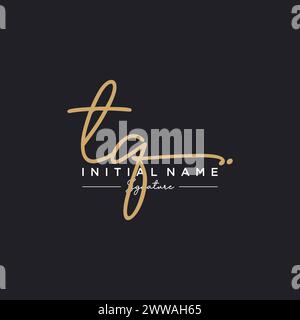 TQ Signature Logo Template Vector Stock Vector Image & Art - Alamy