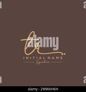 TR Signature Logo Template Vector Stock Vector Image & Art - Alamy