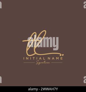 TL Signature Logo Template Stock Vector Image & Art - Alamy