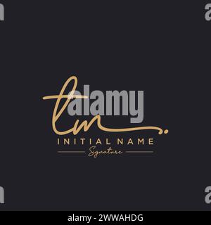 TM Signature Logo Template Vector Stock Vector Image & Art - Alamy