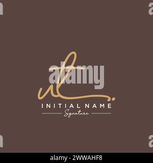 UT Signature Logo Template Vector Stock Vector Image & Art - Alamy