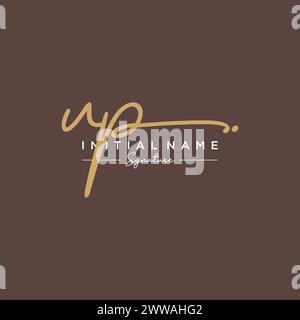 UP Signature Logo Template Vector Stock Vector Image & Art - Alamy