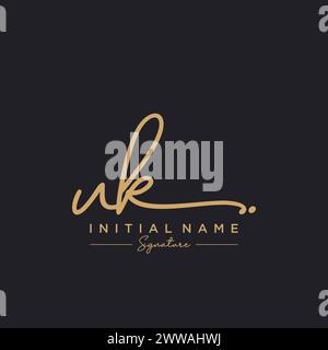 UK Signature Logo Template Vector Stock Vector Image & Art - Alamy